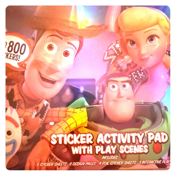 Pixar | Other | Disney Toystory 4 Activity 80 Sticker Pad Kids Girls ...